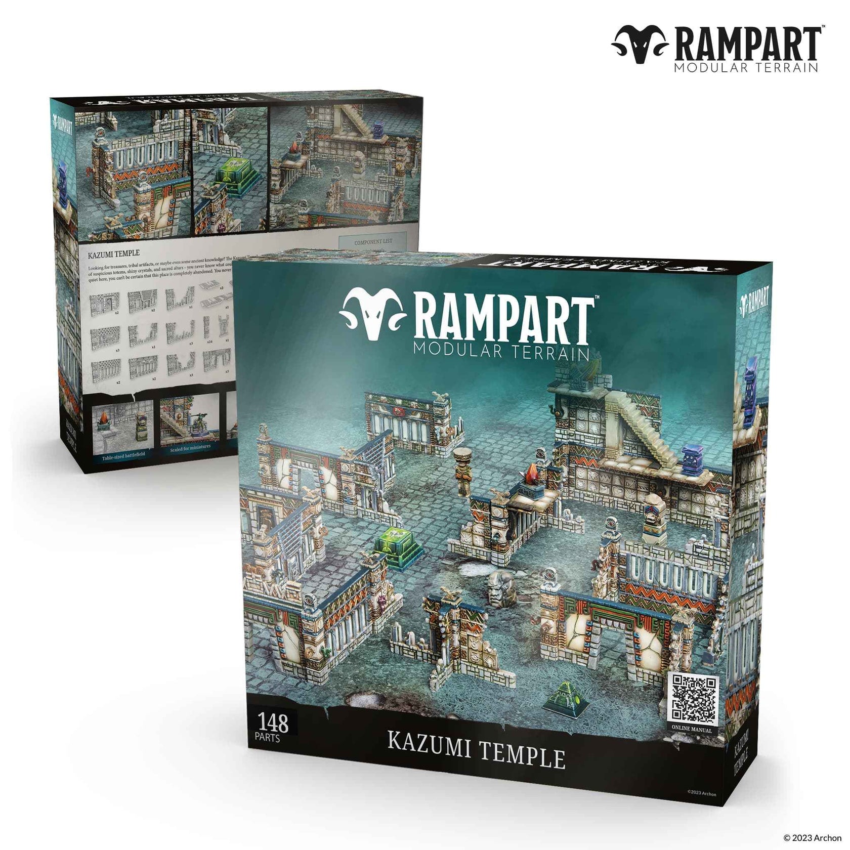 Kazumi Temple - Rampart Magnetic Modular Terrain – Magnet Baron