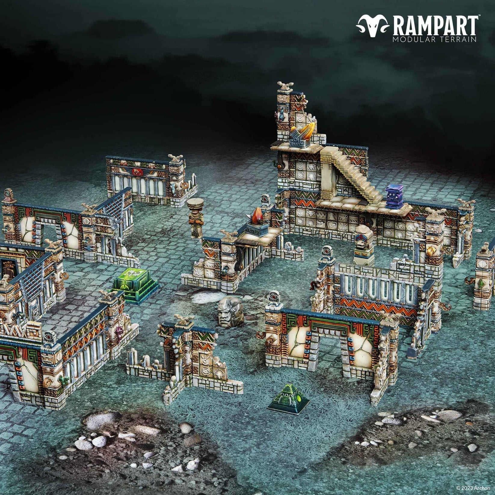 Kazumi Temple - Rampart Magnetic Modular Terrain – Magnet Baron